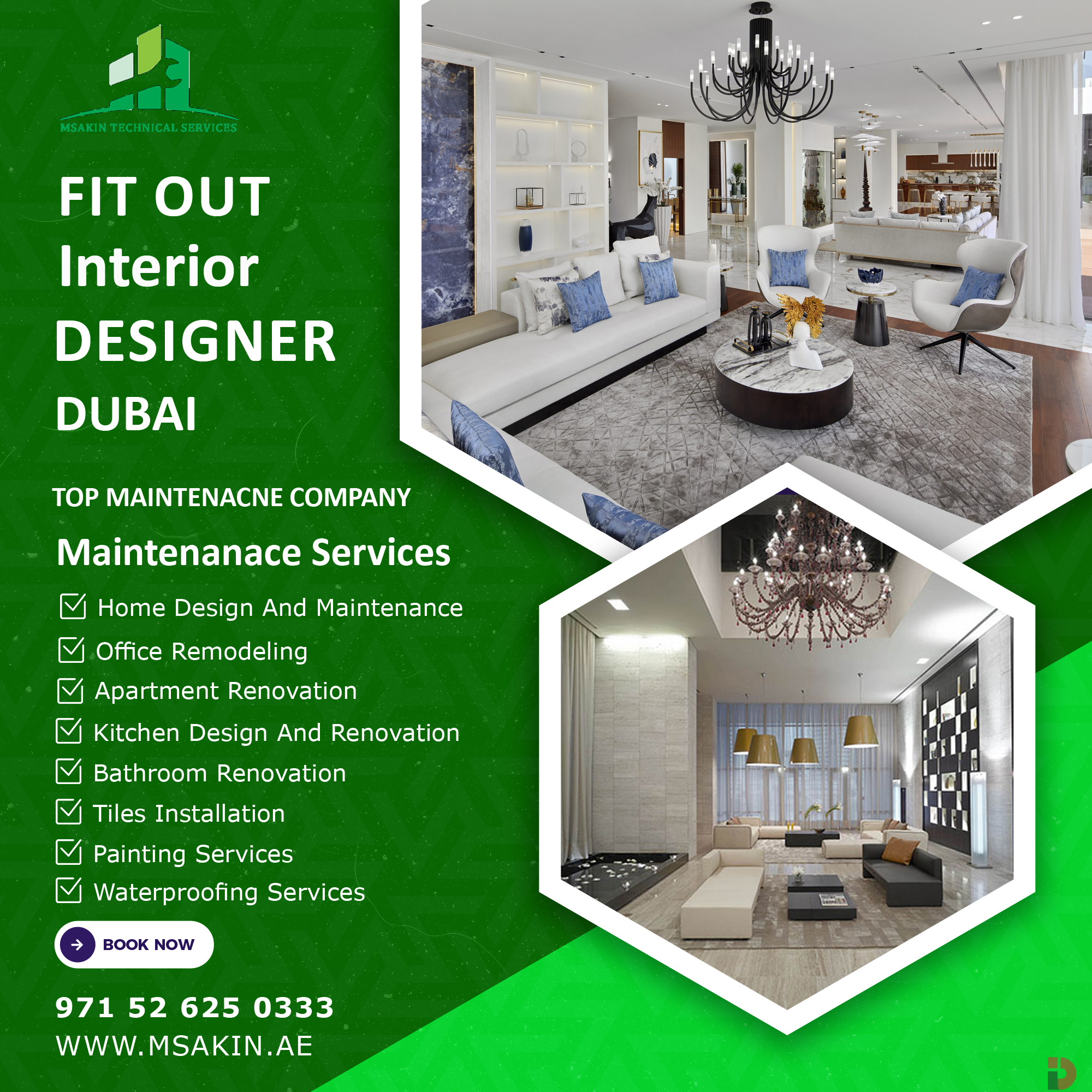 Gypsum False Ceiling installation